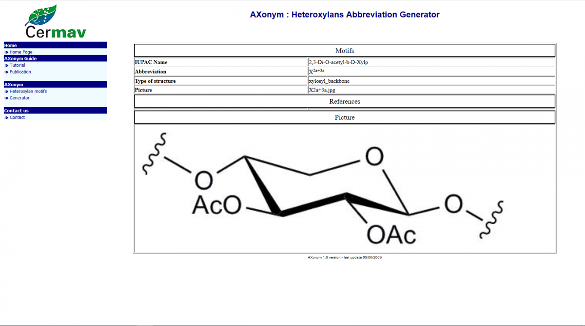 Databases - Centre de recherches sur les macromolécules végétales
