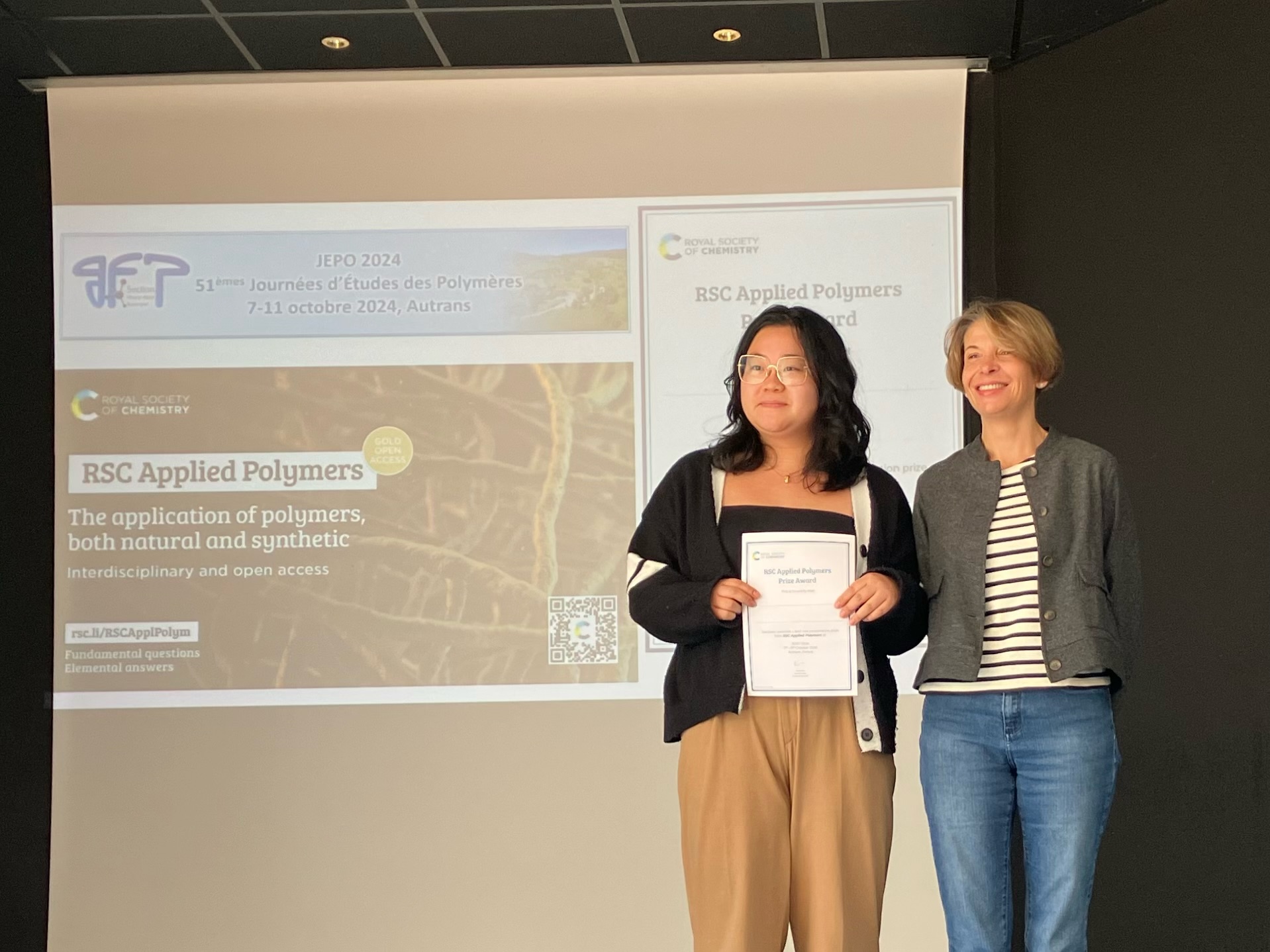 Claire REN remporte le Prix de la meilleure présentation orale lors des JEPO 2024 - Centre de ...